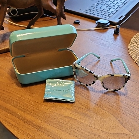Tiffany & Co. | Accessories | Tiffany Co Blue Tortoise Shell Womens ...